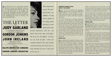 Judy Garland Discography: The Letter