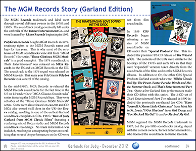 Judy Garland Discography: Movie Soundtracks